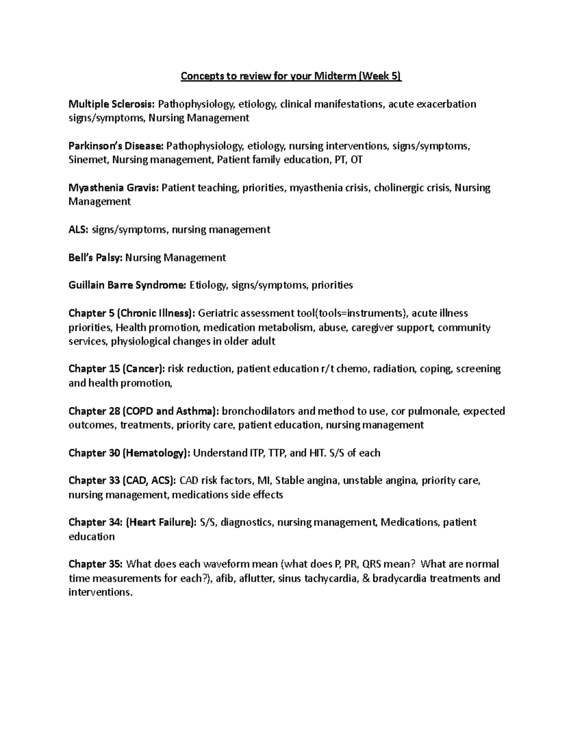 OB Concepts to review for the Midterm - Concepts to review for your Midterm (Week 5) Multiple ...