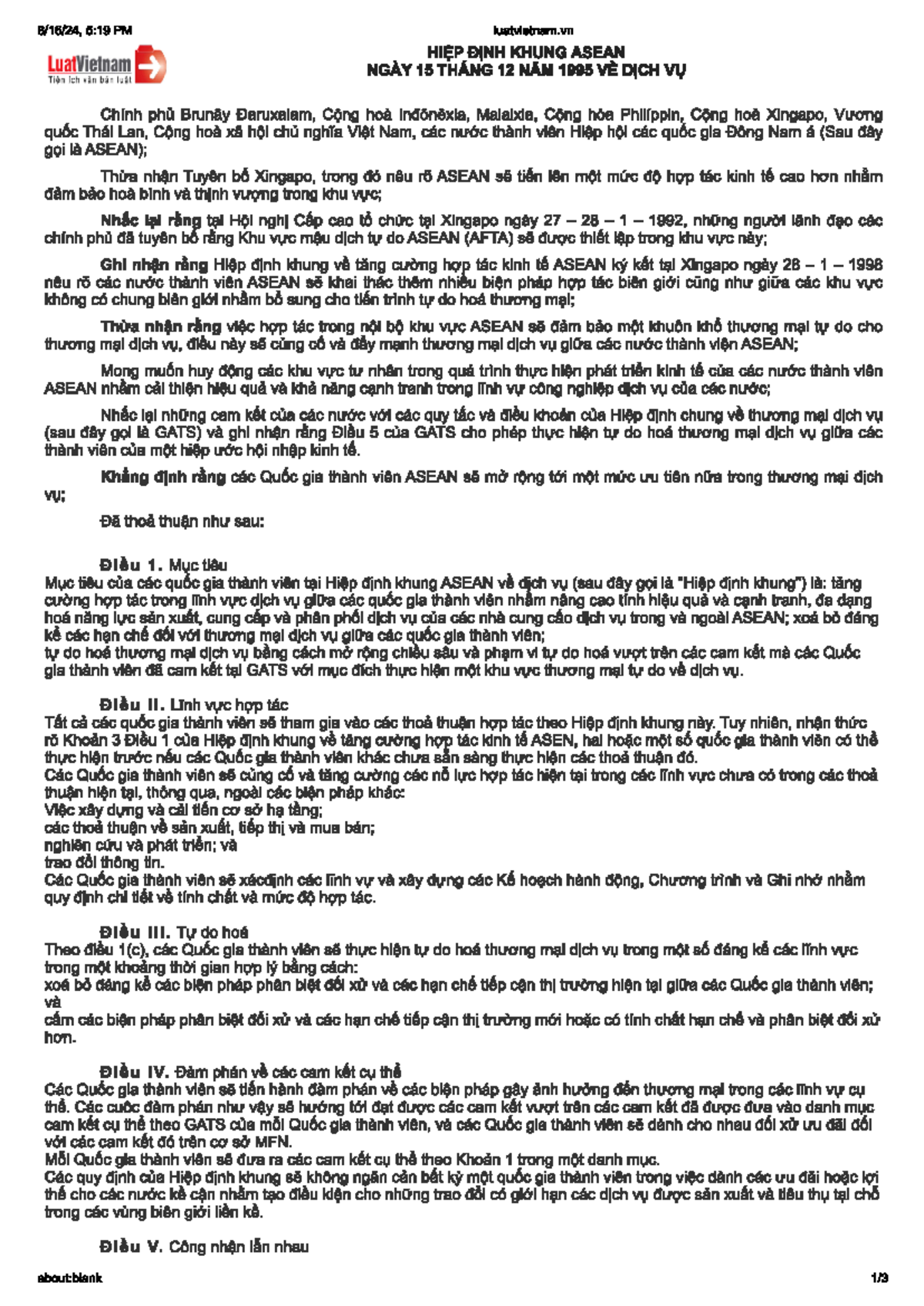 AFAS - AFAS - 5:19 PM luatvietnam HIEP DINH KHUNG ASEAN LuatVietnam ...