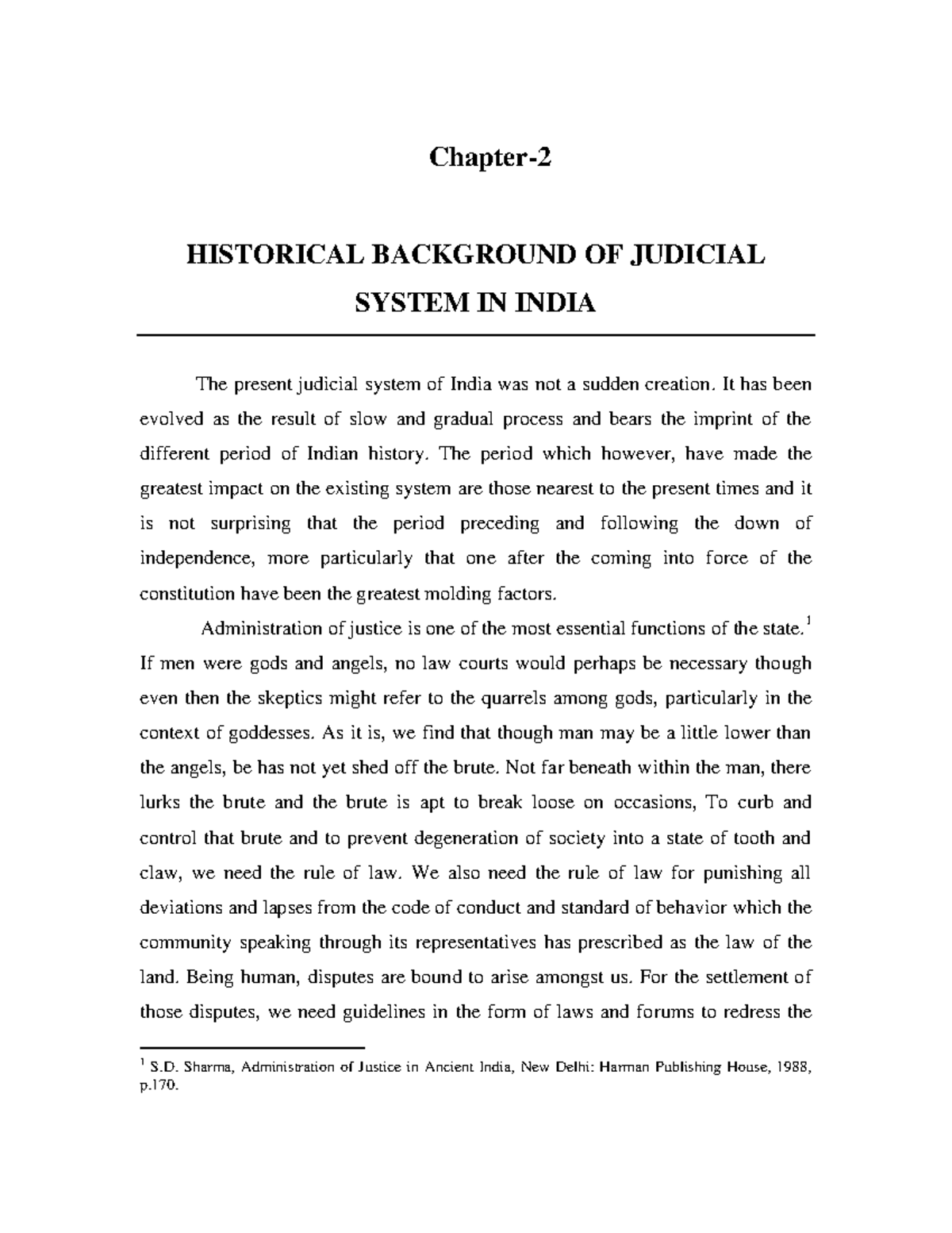 History of Judicial System - Chapter- HISTORICAL BACKGROUND OF JUDICIAL ...