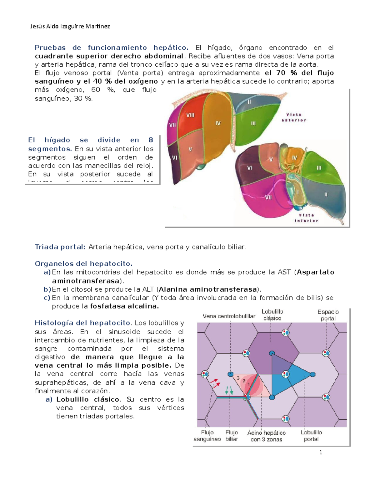 Pruebas de función hepática - Aldo Izaguirre Pruebas de funcionamiento ...