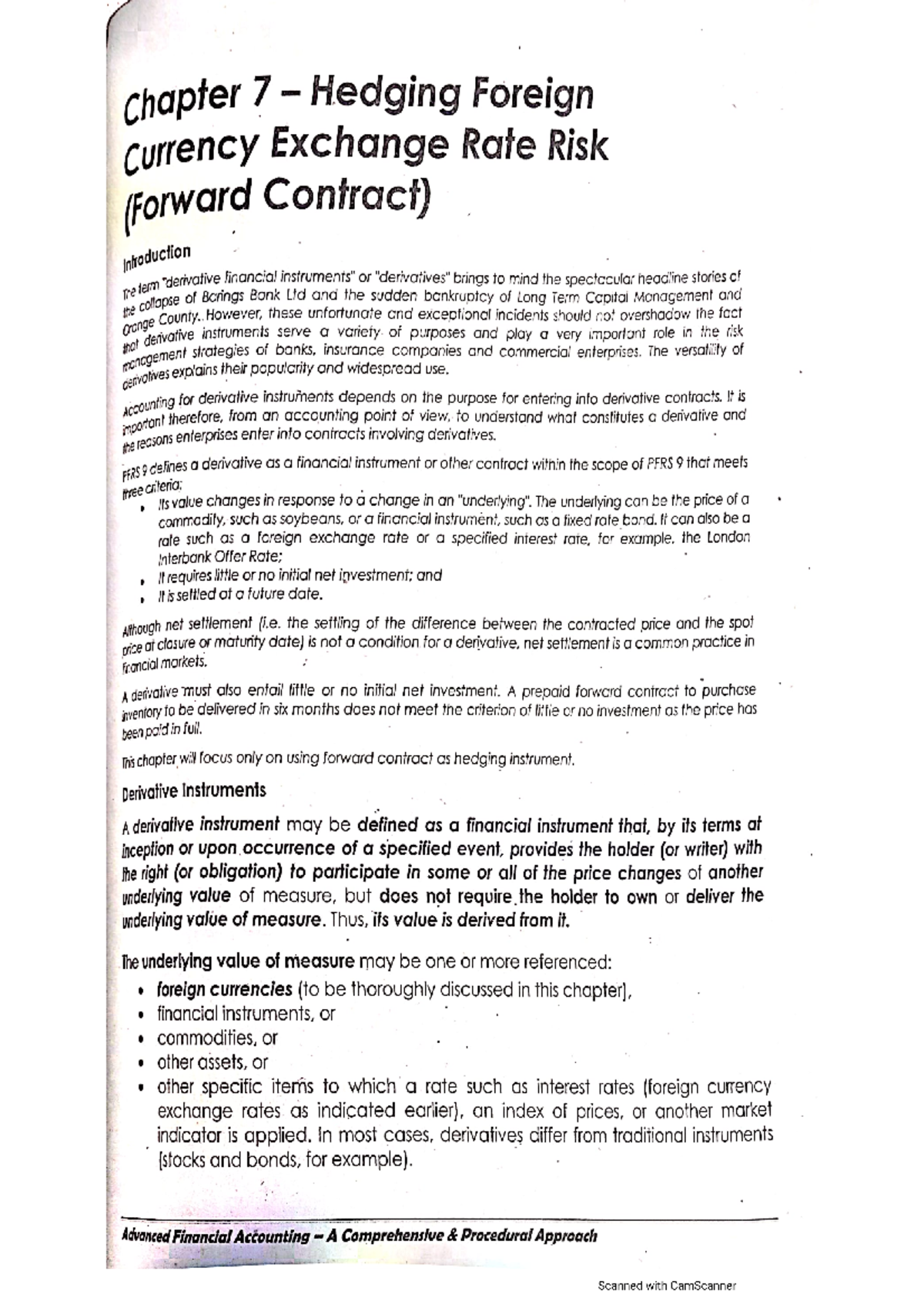 Advanced Financial Accounting Chapter 7 - BS Accountancy - Studocu