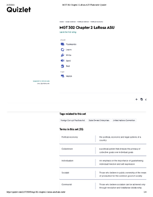 MGT 300 Exam 1 (Chapters 1, 2, 3 & 4) Flashcards Quizlet - Home Social ...