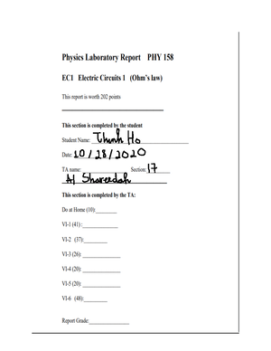 PHY151 Lab EC3 Report - t (s) 20 40 60 80 100 120 140 160 180 (volts) 3 ...