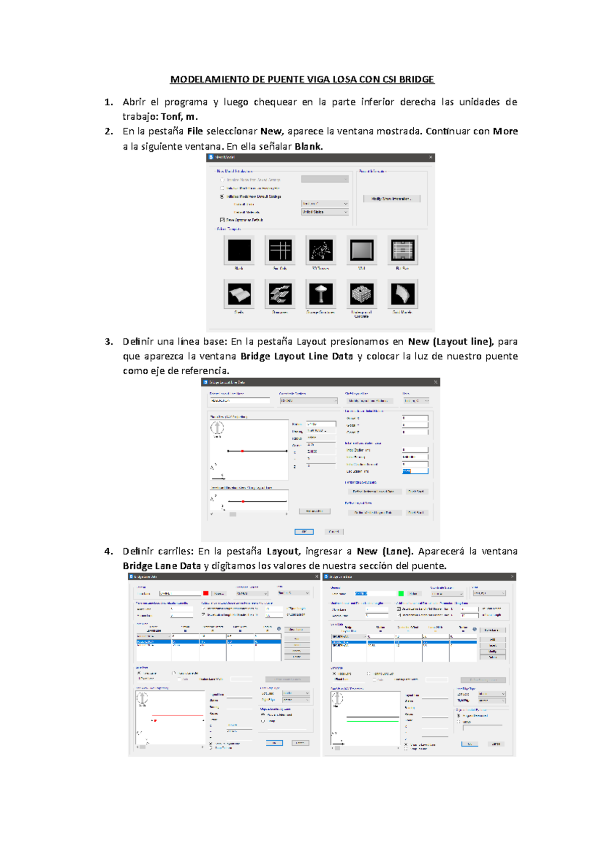 Modelamiento DE Puente VIGA LOSA CON CSI Bridge - MODELAMIENTO DE PUENTE VIGA LOSA CON CSI ...