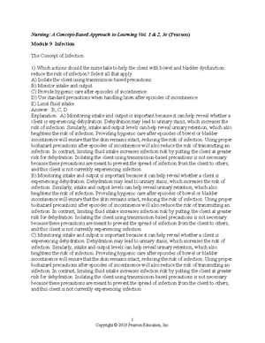 Module 16 test bank - Nursing: A Concept-Based Approach to Learning Vol ...