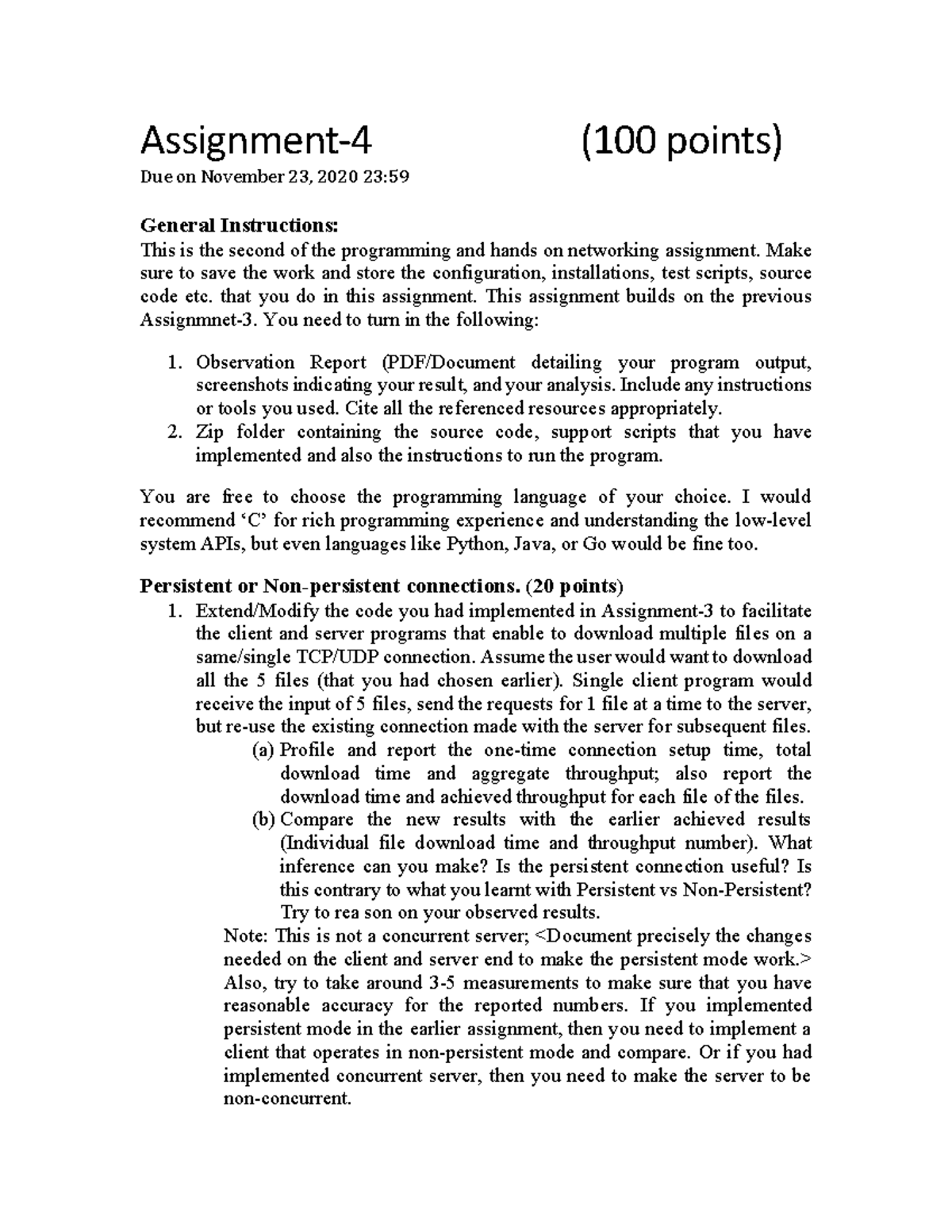 Assignment 4 - Practice material shared by professor - Assignment-4 ...