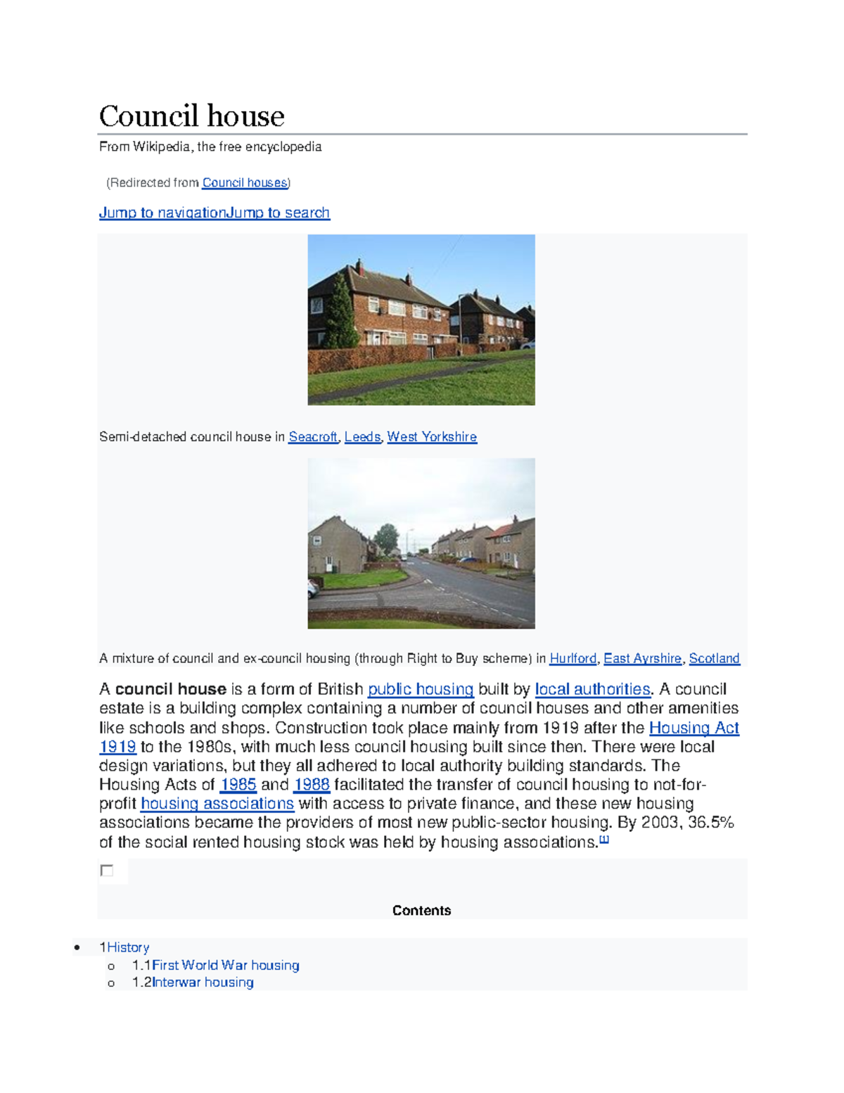Council house - just read - Council house From Wikipedia, the free ...
