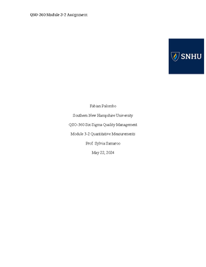 QSO 360 Module 7-2 Final Project - Fabian Palombo Southern New ...
