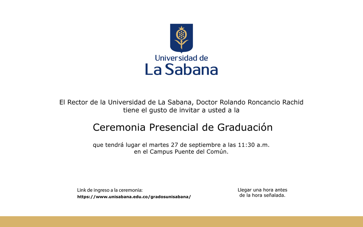 Invitación Grados (1) 2 (1) (10) - geometría - Universidad de La Sabana ...