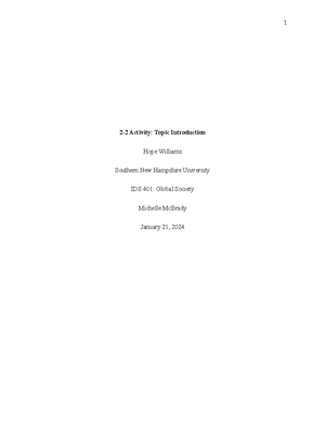 QSO 321 Module 5 Assignment - 5-3 Assignment: Evaluating Potential ...