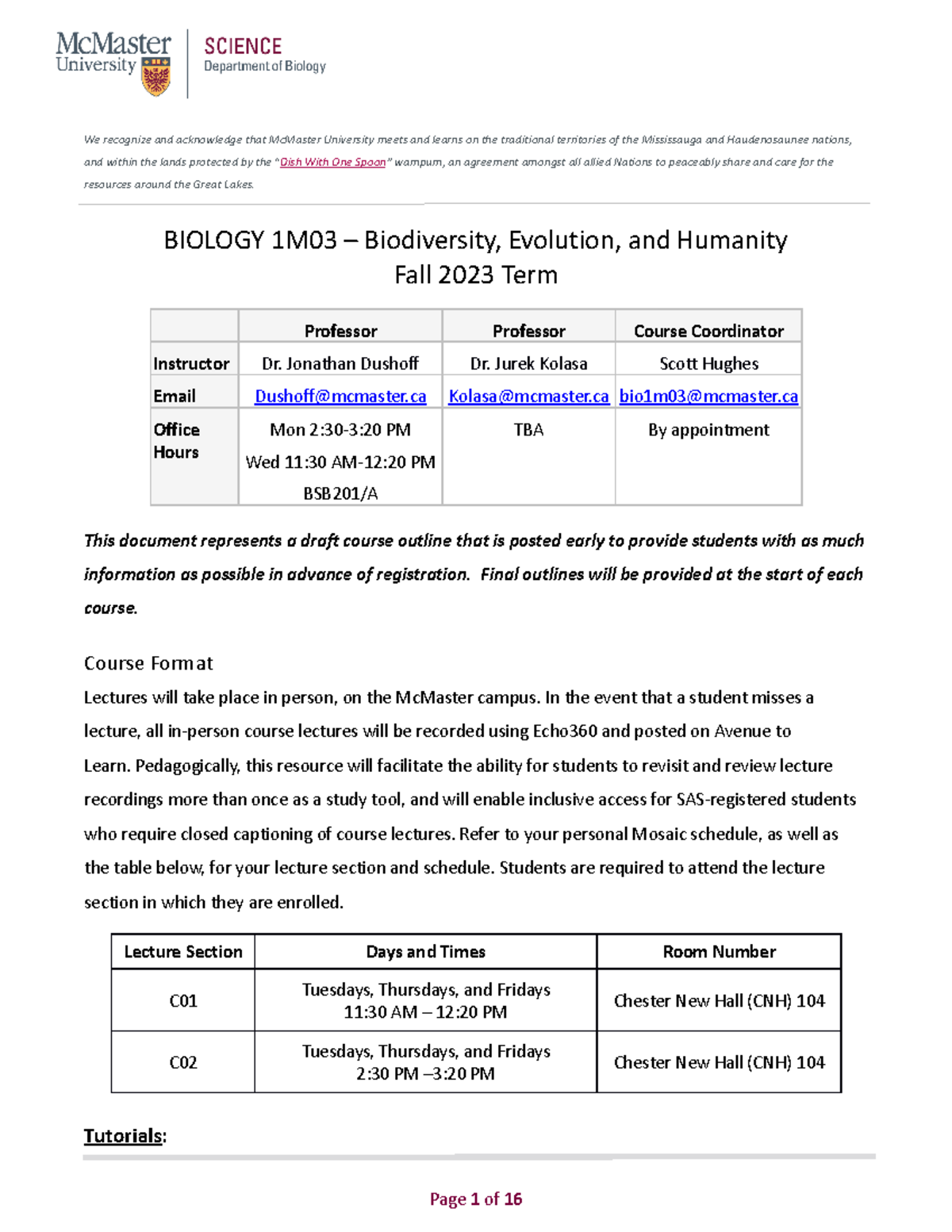 Bio1M03-F2023- Second A2L Posted Version - We recognize and acknowledge ...