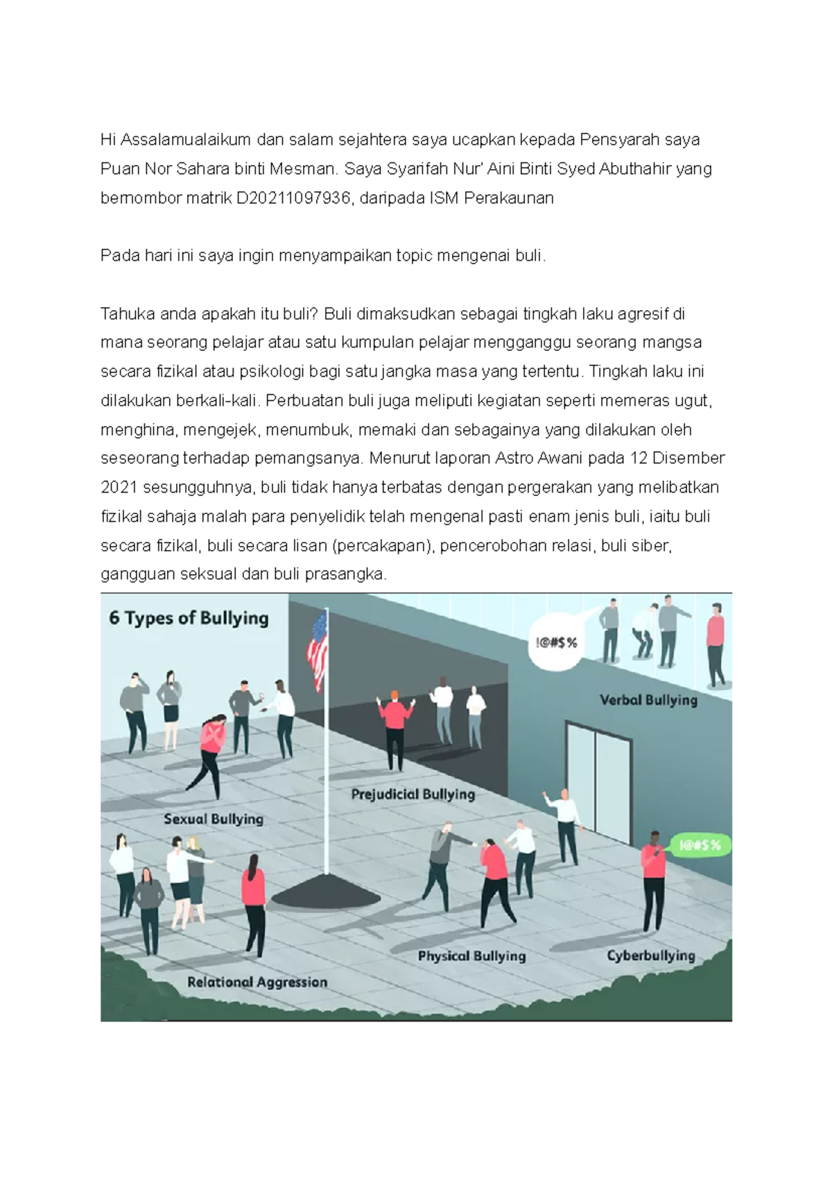 Buli aini - NOTA - Hi Assalamualaikum dan salam sejahtera saya ucapkan ...
