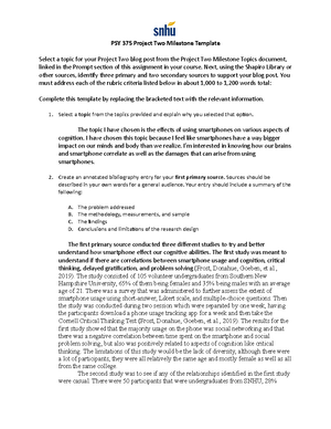 PSY 375 Module One Lab Worksheet - PSY 375 Module One Lab Worksheet ...