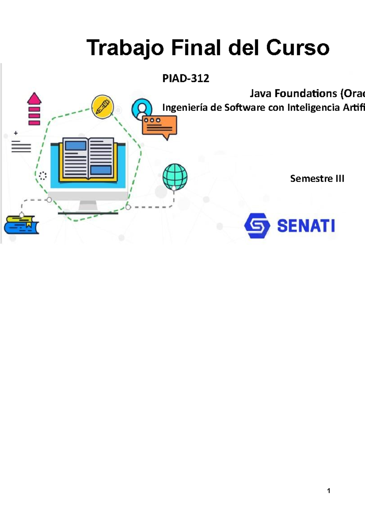 Trabajo final de Java - Tarea - PIAD- Java Foundations (Orac Ingeniería ...