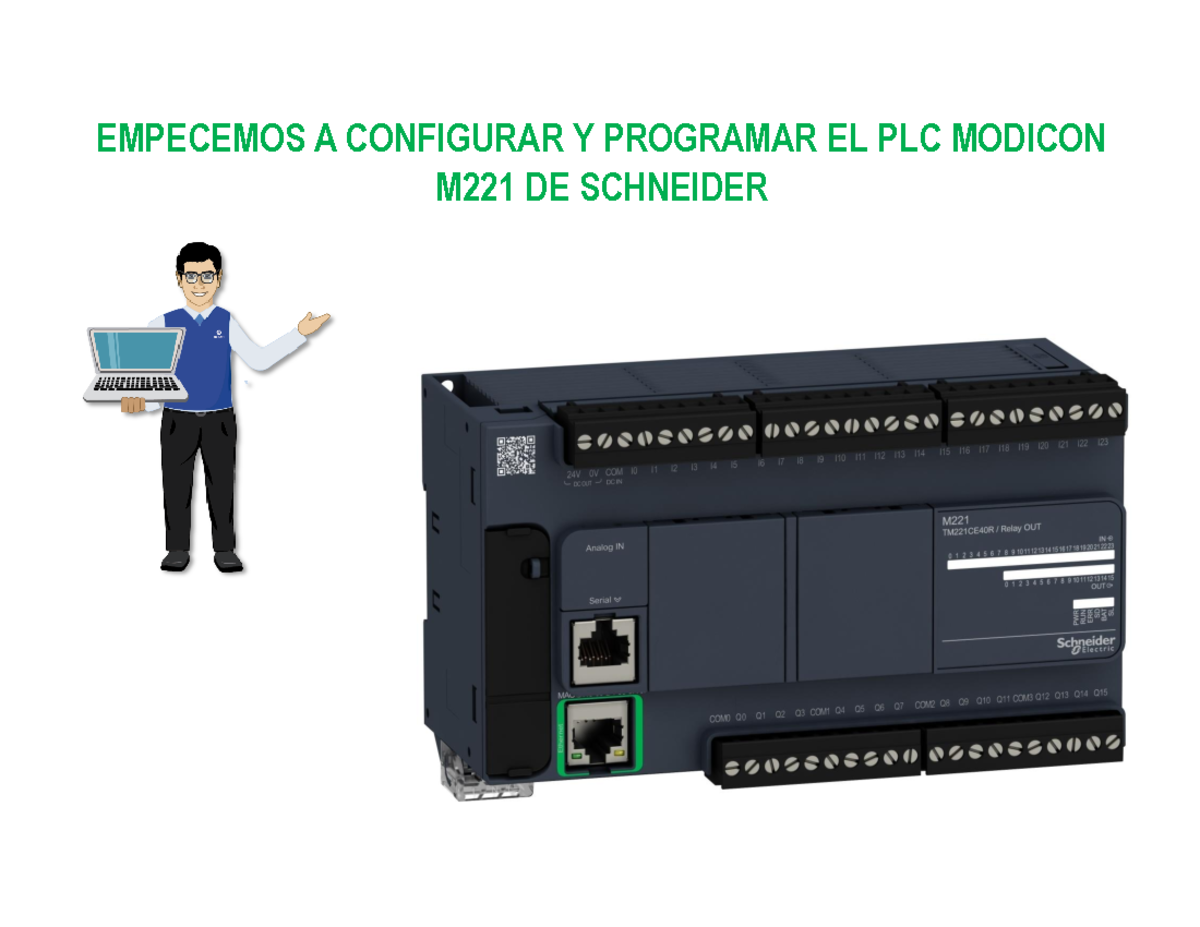 Tarea 19 N° 00 Configuración DEL PLC M221 - EMPECEMOS A CONFIGURAR Y ...