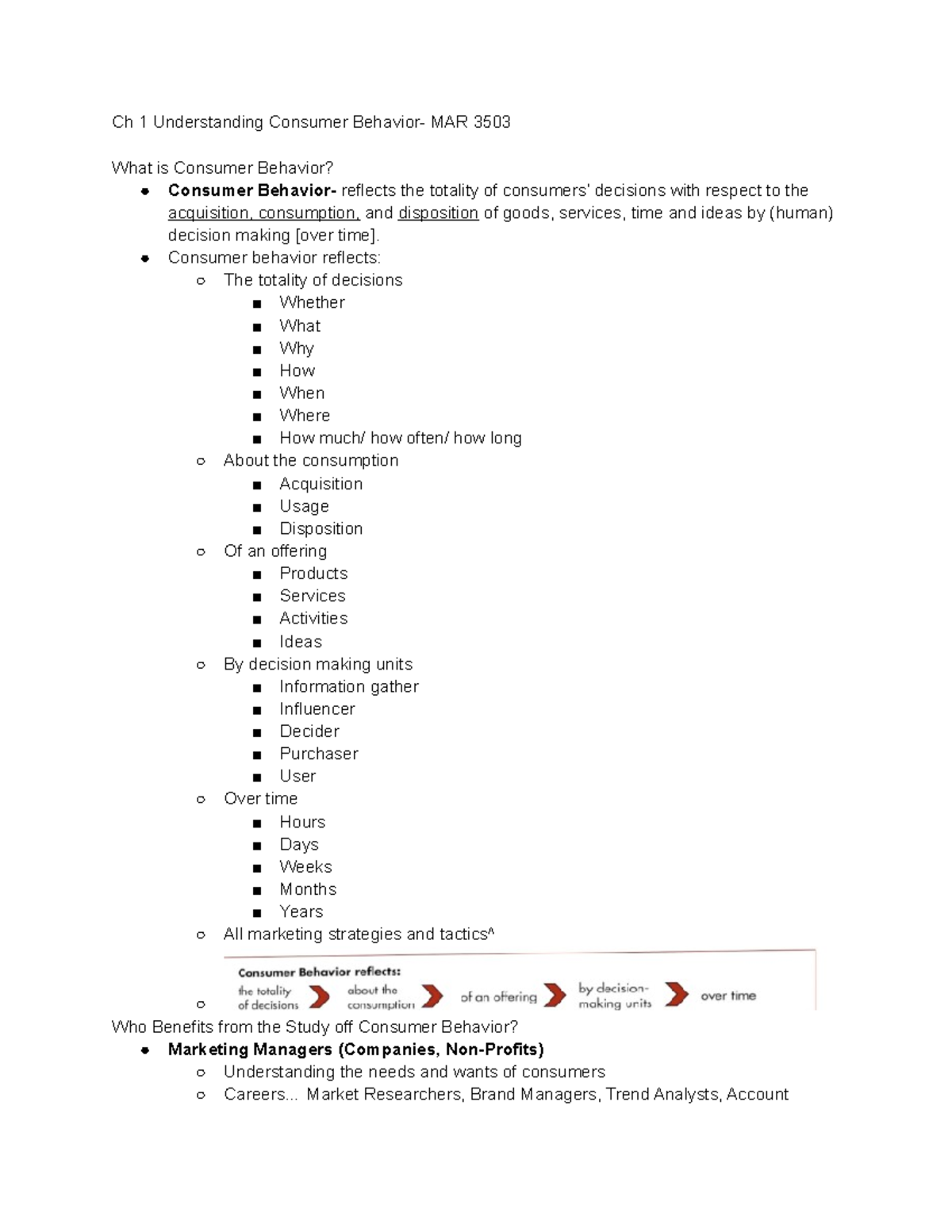 Ch 1 Understanding Consumer Behavior - Consumer behavior reflects: The ...