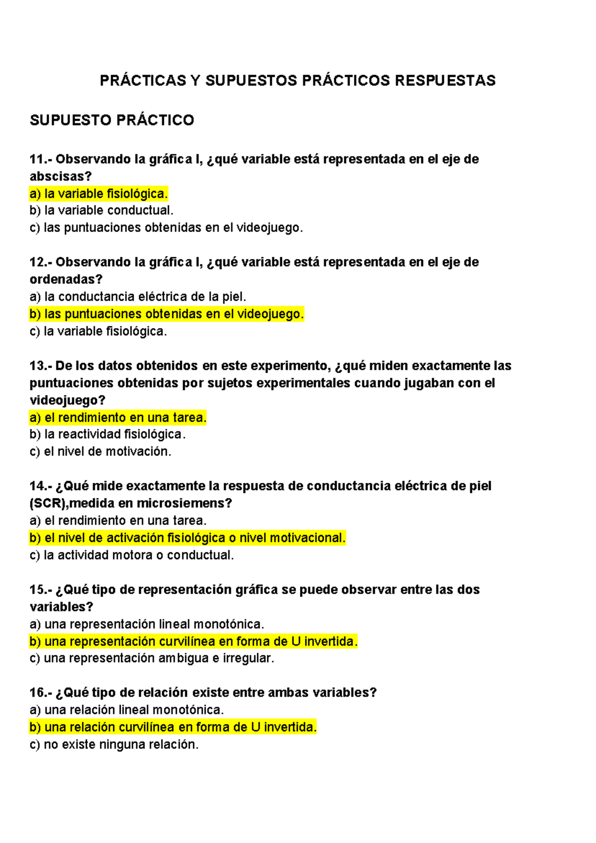 Prácticas Y Supuestos Prácticos Respuestas - PRÁCTICAS Y SUPUESTOS ...