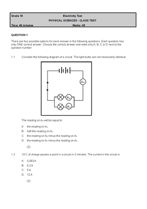 QCAA Unit 3 Physics Data Test IA1 Practice Questions - Featured Learn ...