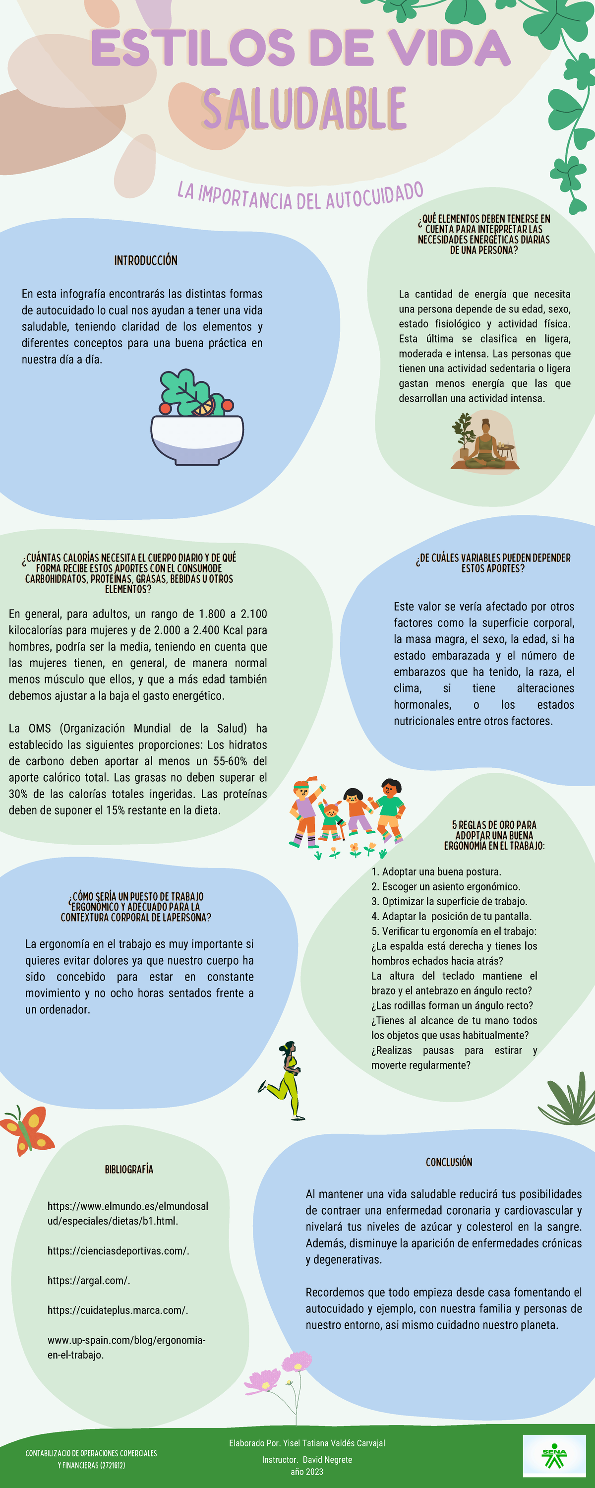 Infografía Vida Saludable - SALUDABLESALUDABLE ESTILOS DE VIDAESTILOS DE VIDAESTILOS DE VIDA L A ...