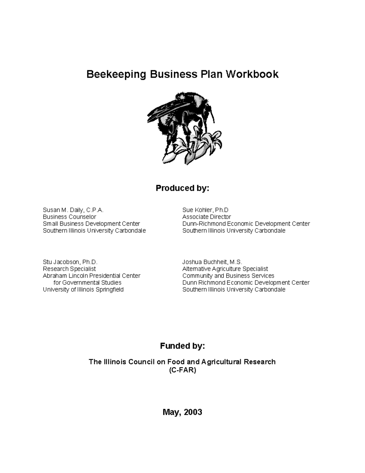Commercial beekeeping business plan pdf form - Beekeeping Business Plan ...