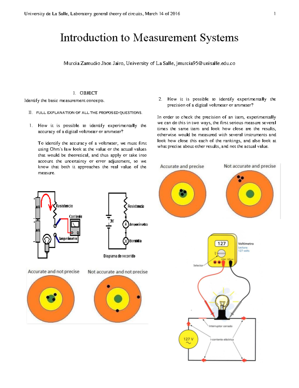 Introduction to Measurement Systems - University de La Salle ...