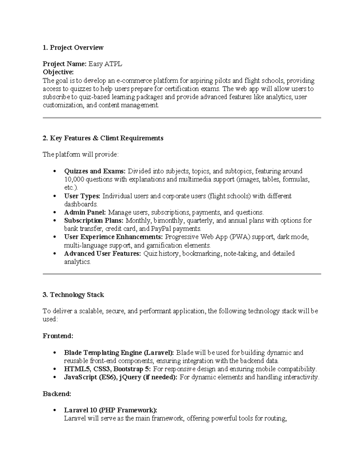Projectproposal - jsdf sjdf sdfn;k - 1. Project Overview Project Name ...