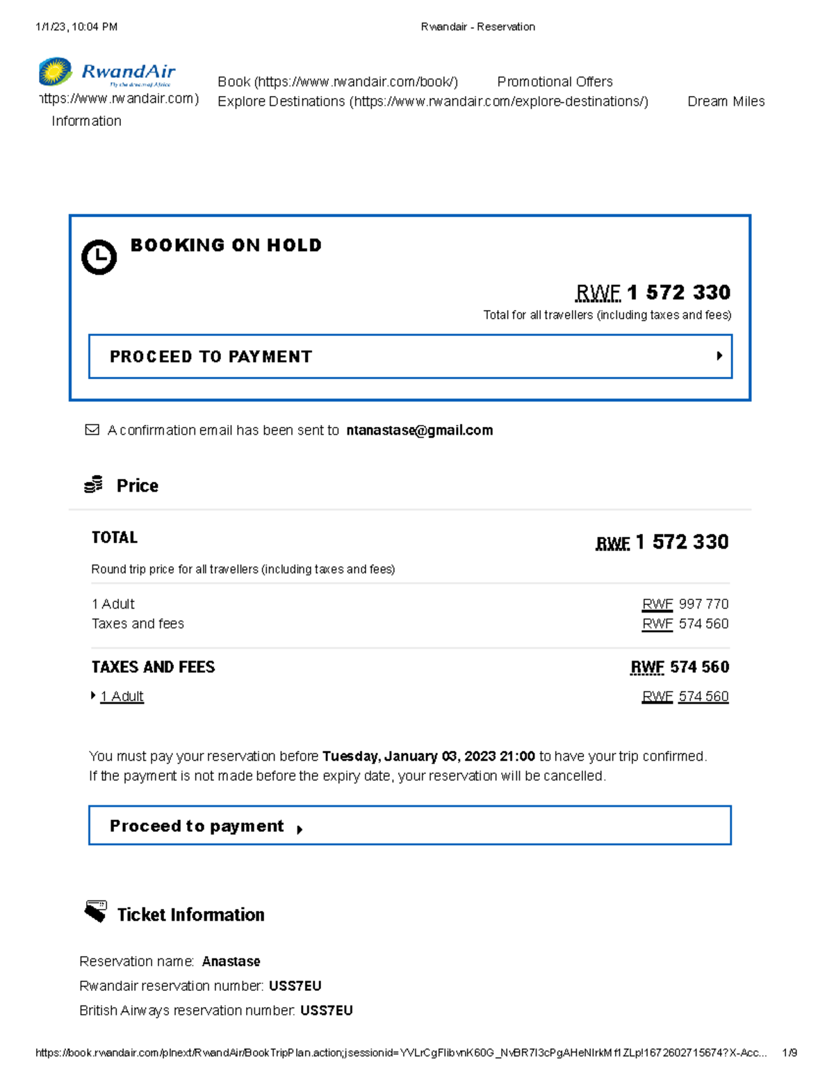 regional planning - rwandair) Book (rwandair/book/) Promotional Offers ...