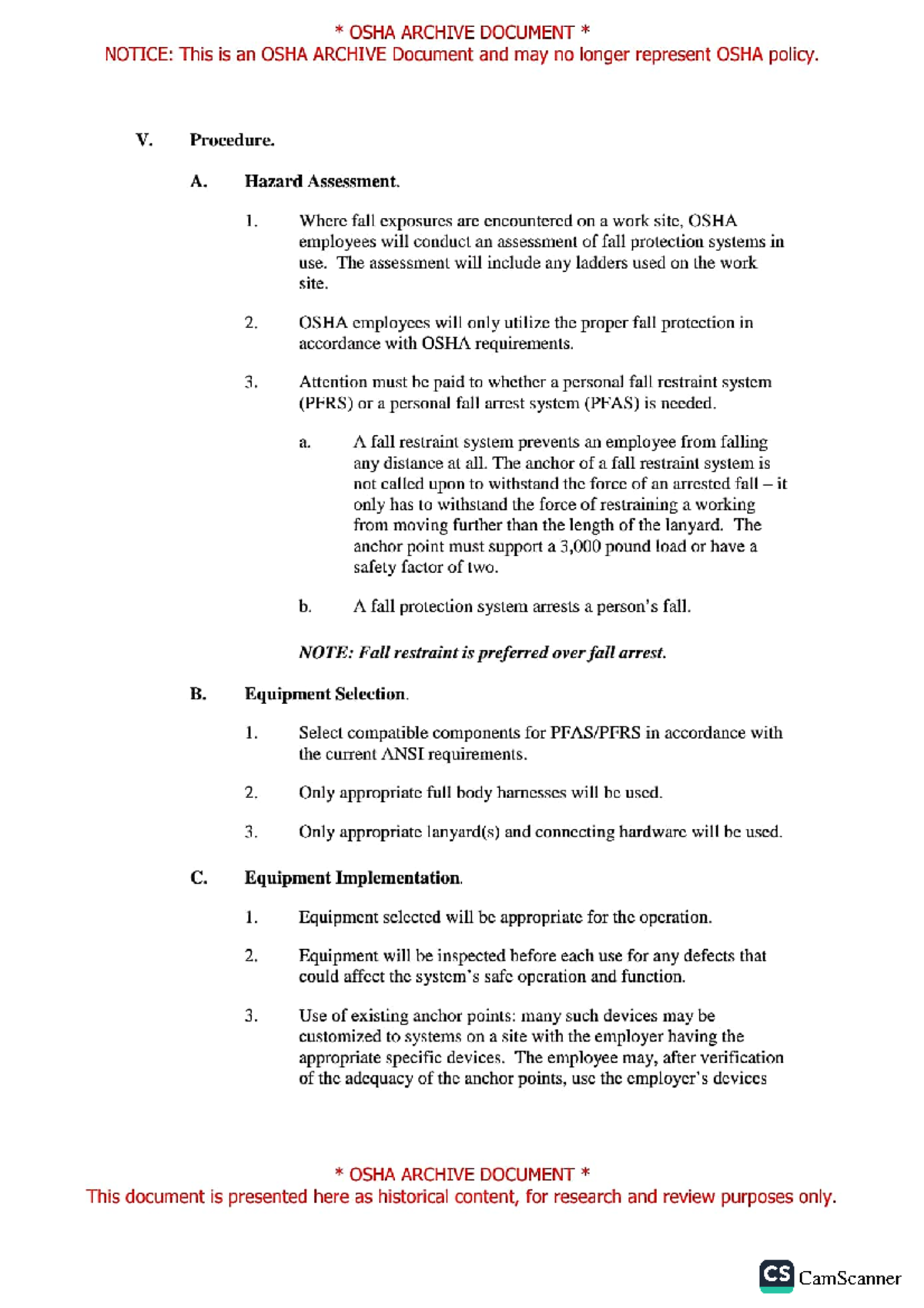 OSHA Field safety and health manual p16 - Studocu