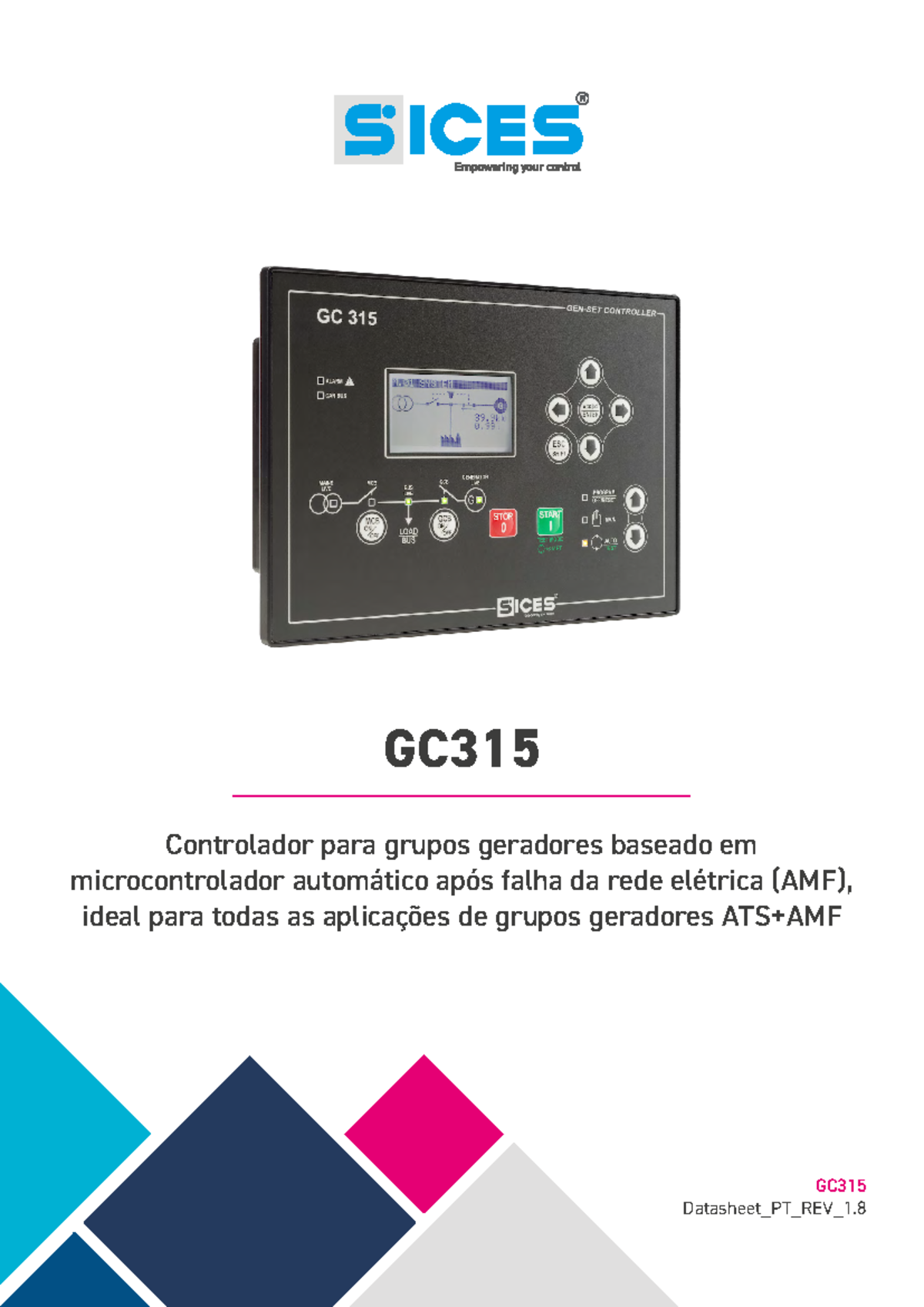 GC315 Datasheet PT REV-1 - Controlador para grupos geradores baseado em ...