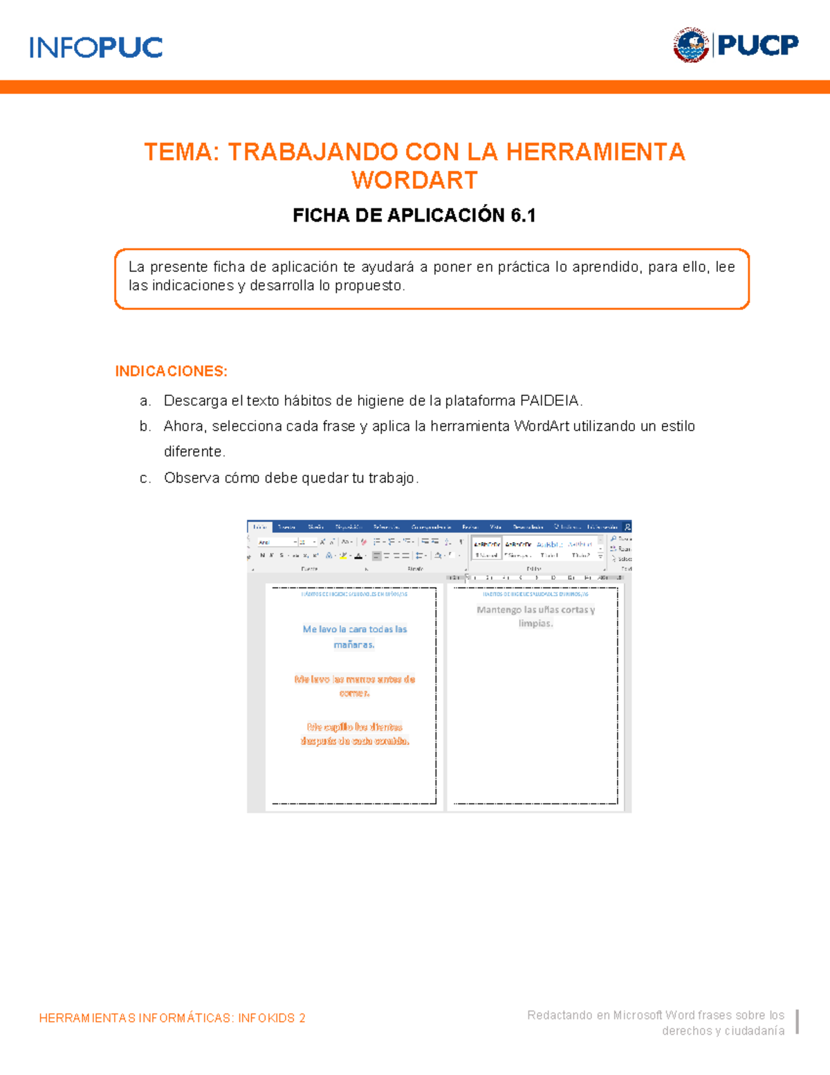 6 - dsdsdd - INFOPUC HERRAMIENTAS INFORMÁTICAS: INFOKIDS 2 Redactando ...