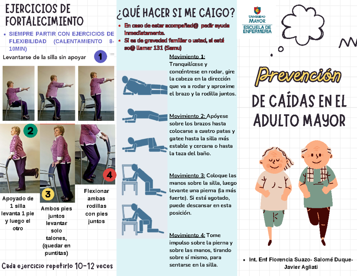 Prevención DE Caidas EN Adulto Mayor - DE CAÍDAS EN EL ADULTO MAYOR ...