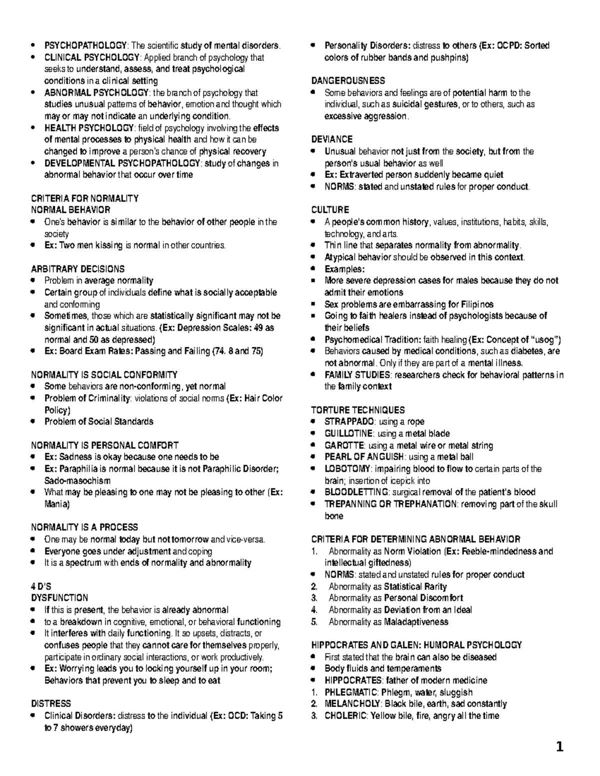 Abnormal-Psychology - Summary Abnormal Psychology - PSYCHOPATHOLOGY ...