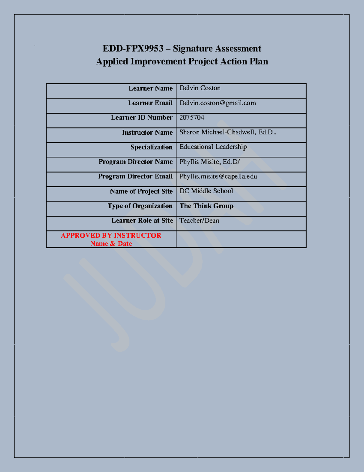 9953-1 - My motes - EDD-FPX 9953 – Signature Assessment Applied ...