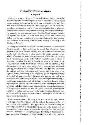 Anatomy Chapter 4 - Book - BIO 141 - Studocu
