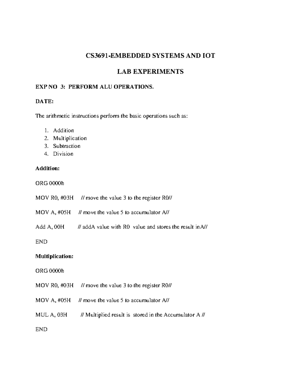 CS3691-EIOT LAB EXP 3,4,5 - CS3691-EMBEDDED SYSTEMS AND IOT LAB ...