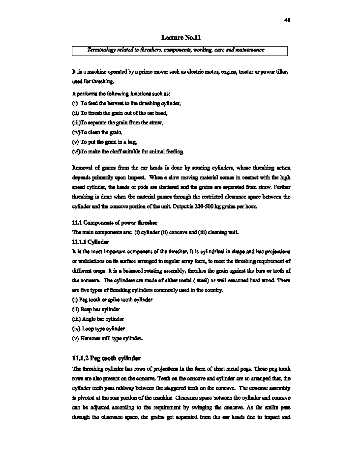 Agri notes 11 - Agriculture - Studocu