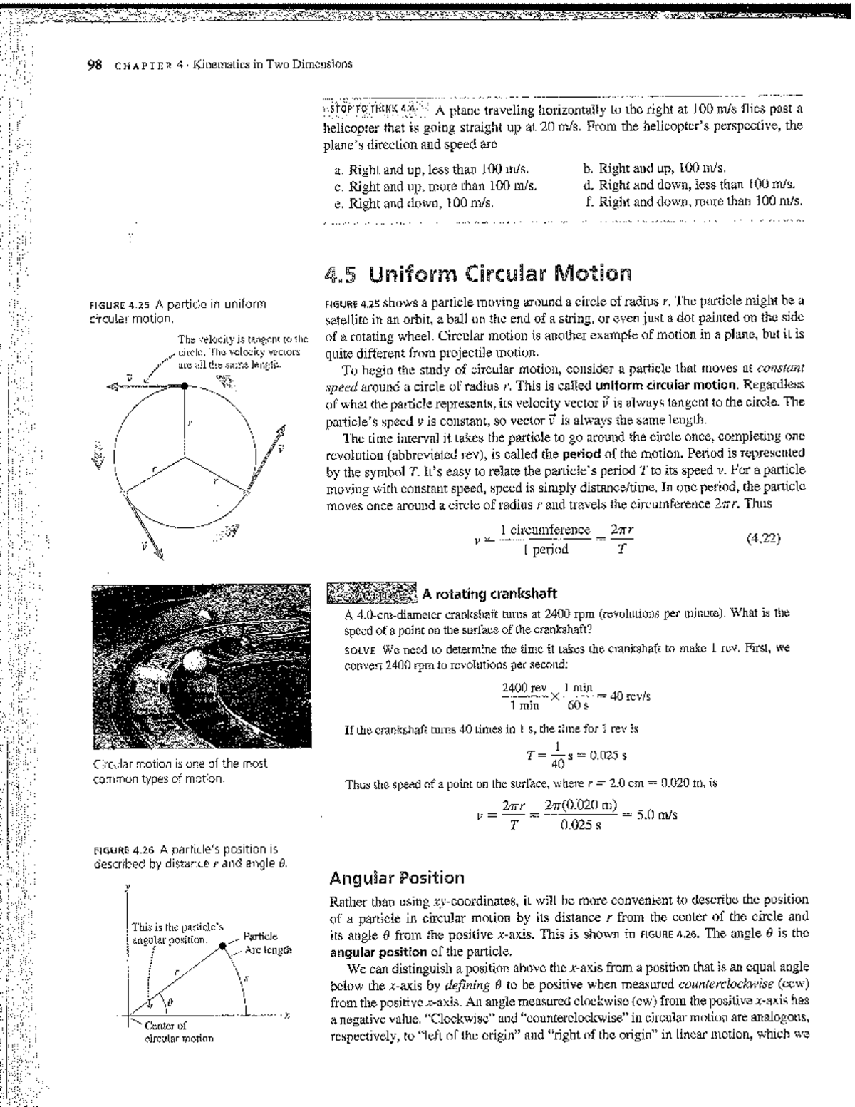 Chapter 04physics - Summary General Physics With Calculus 212 - Physics ...