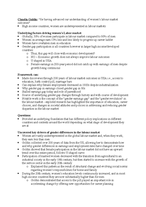 Capstone readings - All chapter summaries - Tentative Readings: For ...