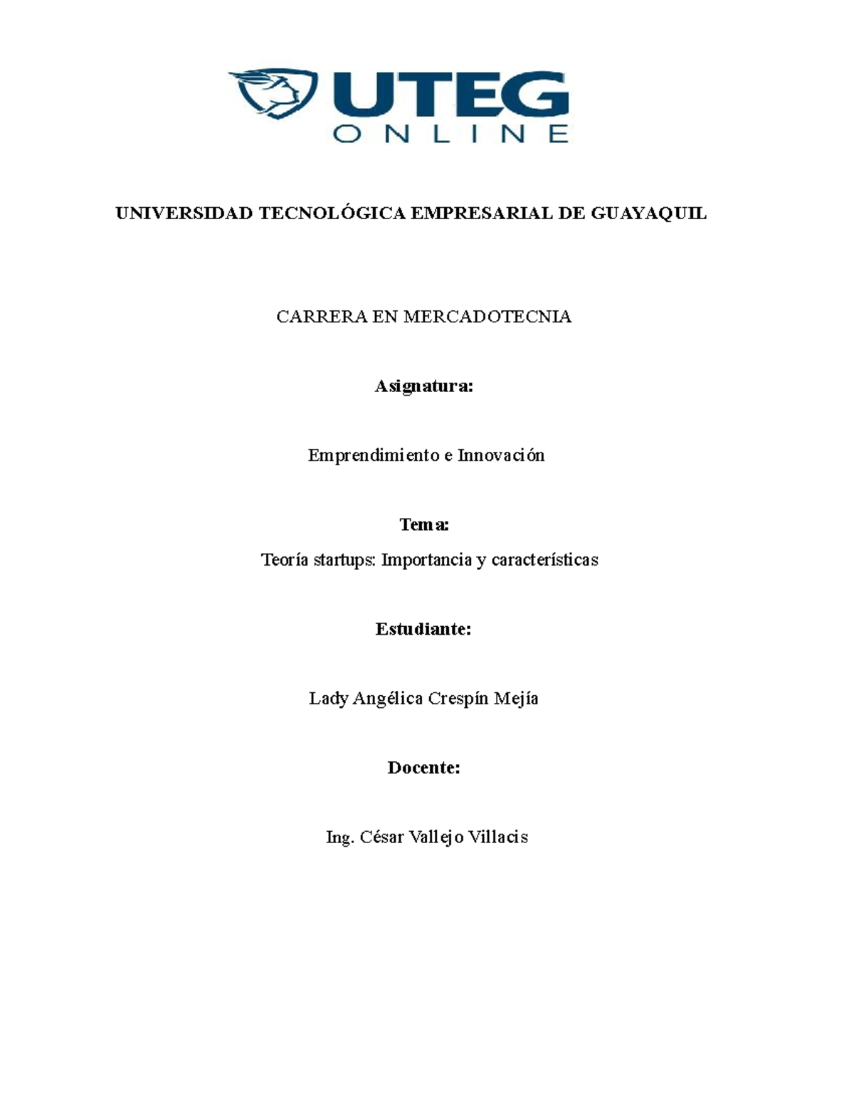 Taller 2 - descripcion de tareas - UNIVERSIDAD TECNOLÓGICA EMPRESARIAL ...