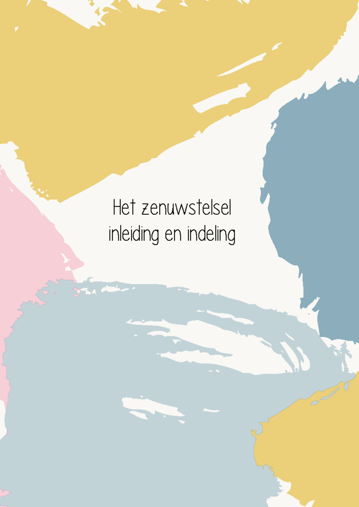 Anatomie en fysiologie van het zenuwstelsel - Het zenuwstelsel ...