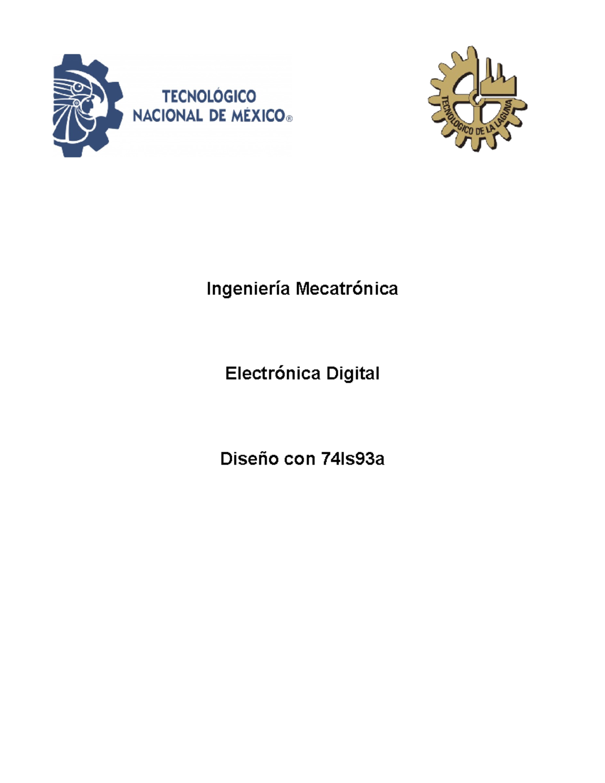 Circuito con ttl 7493 - Ingeniería Mecatrónica Electrónica Digital ...