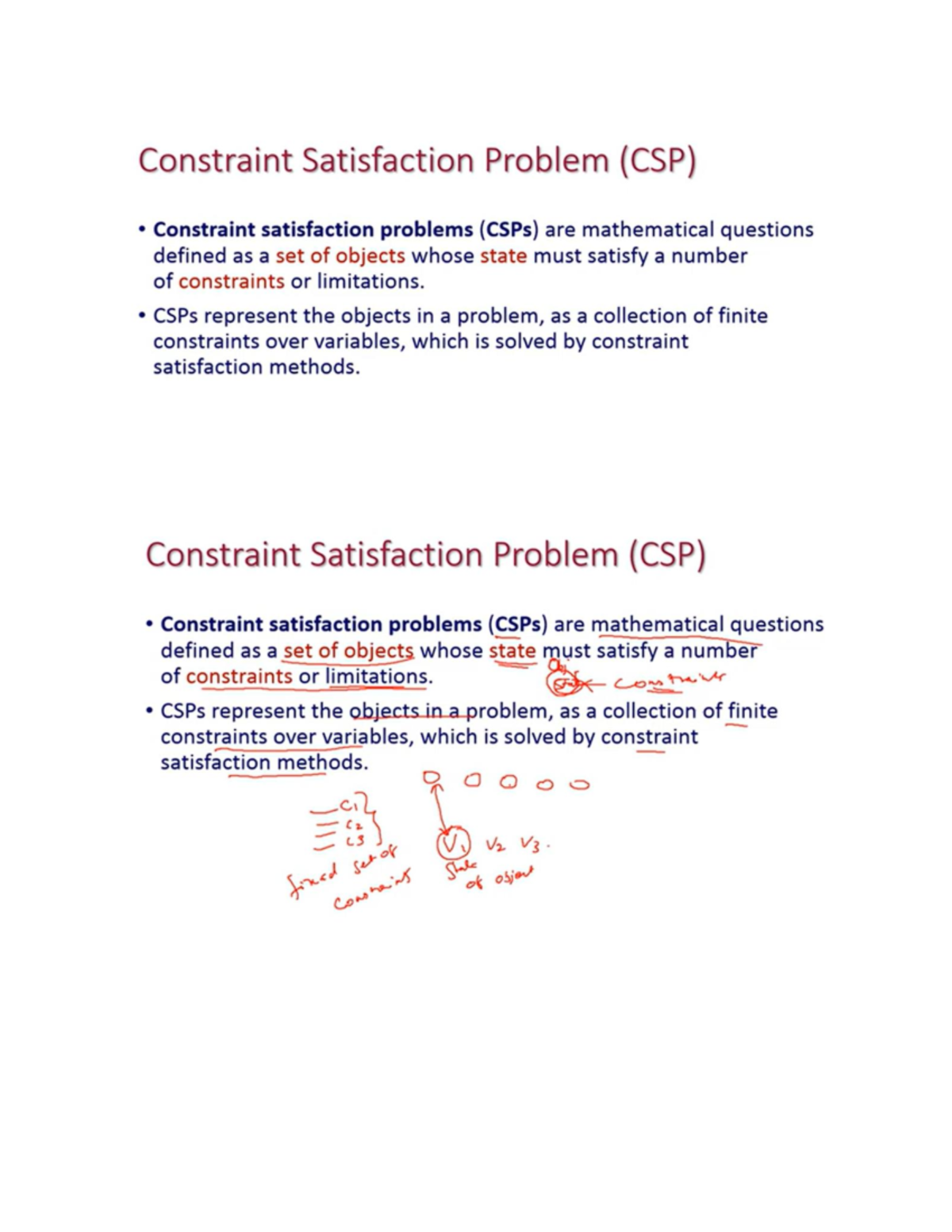 CSP1 - csp - Constraint Satisfaction Problem (CSP) Constraint ...