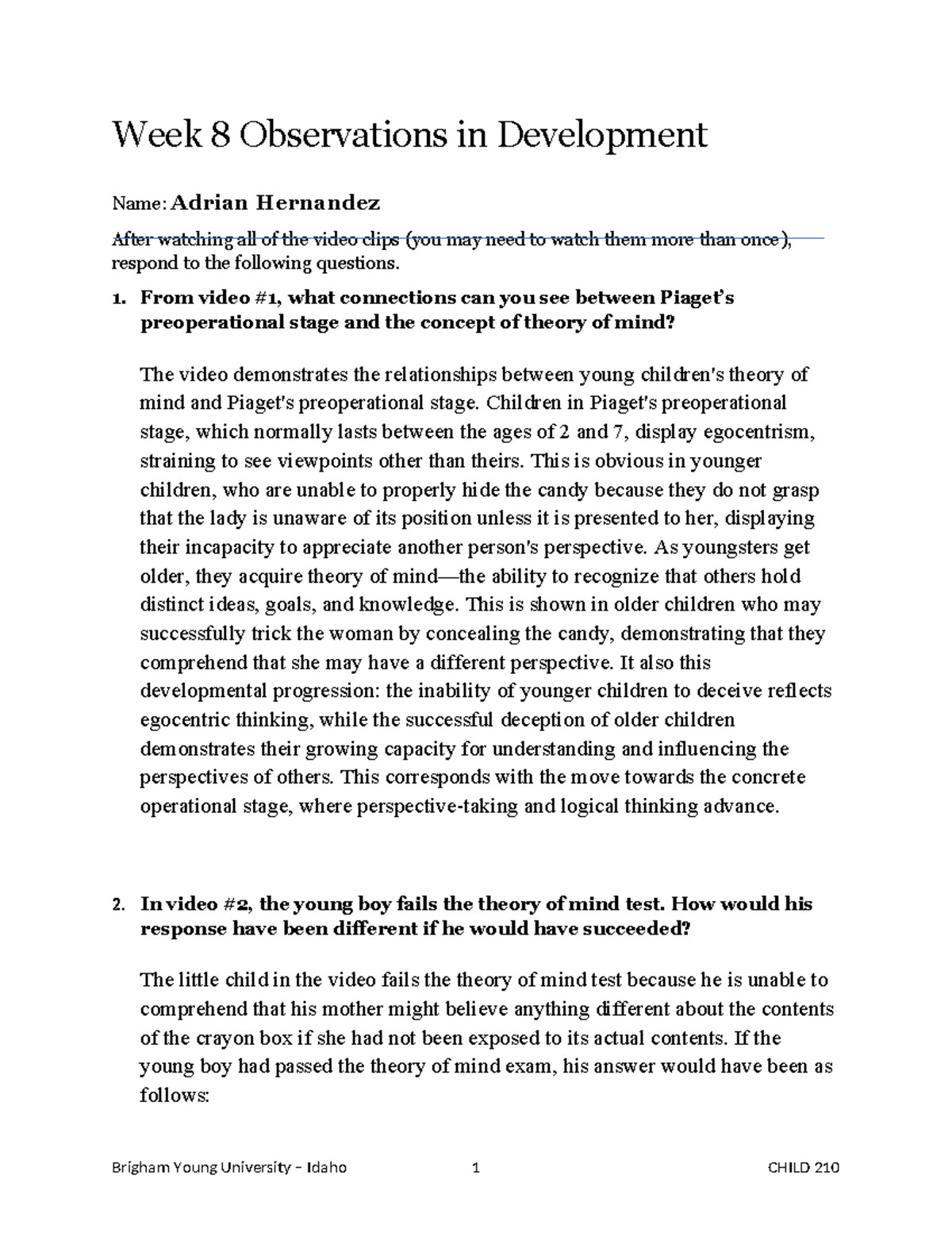 W08 Assignment - Observations in Development (AH) - Week 8 Observations ...