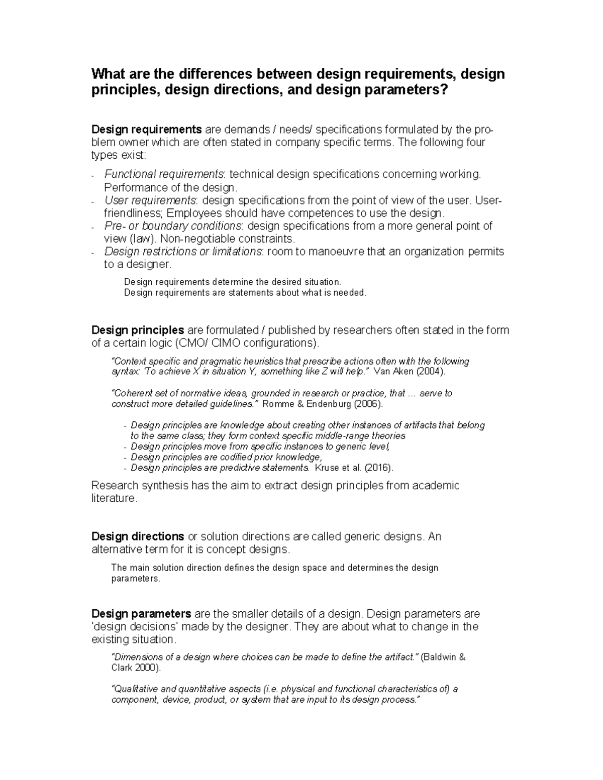Differences between basic design concepts - What are the differences ...