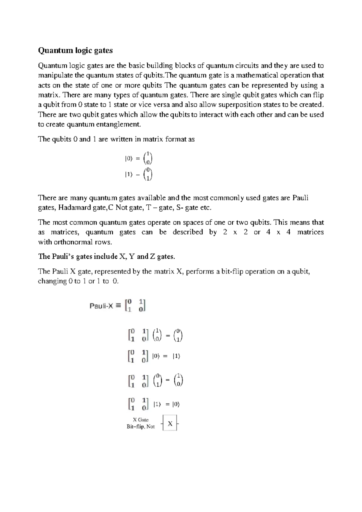 Quantum computing - This notes is for Undergraduate students - Quantum ...