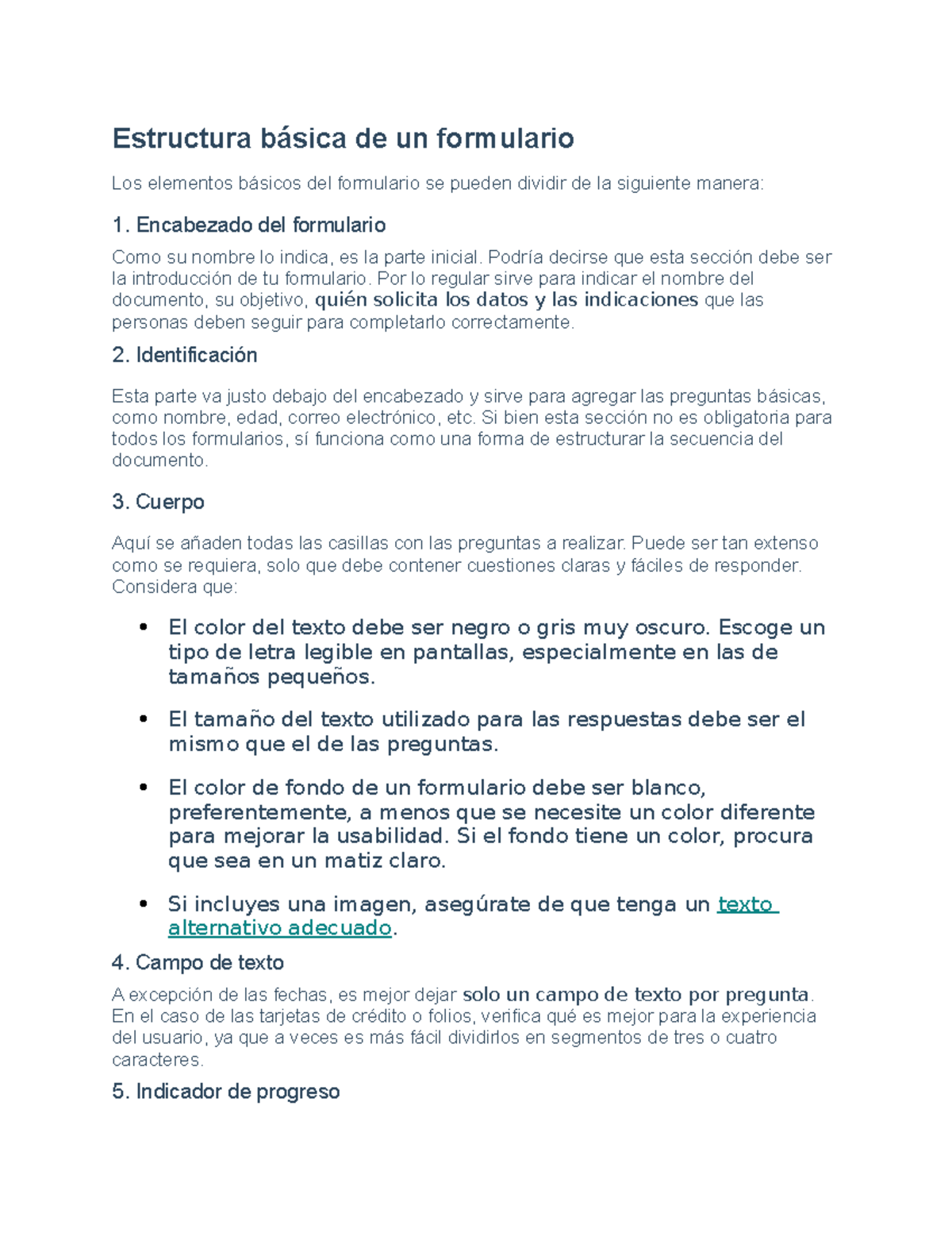 Estructura básica de un formulario - Estructura básica de un formulario ...