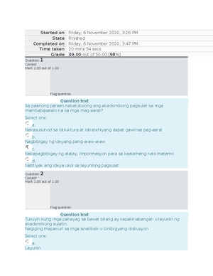 [ Amaleaks. Blogspot.COM] FILI-112 WEEK 1-10 - AMALEAKS.BLOGSPOT FILI-112 WEEK 1- Hakbang sa ...