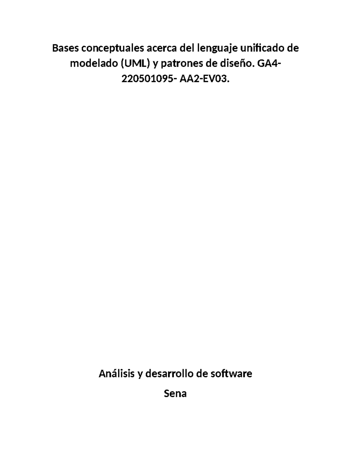Bases conceptuales acerca del lenguaje unificado de modelado (UML) y ...
