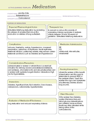 Promethazine - Medication Template for NCLEX based medication - ACTIVE ...