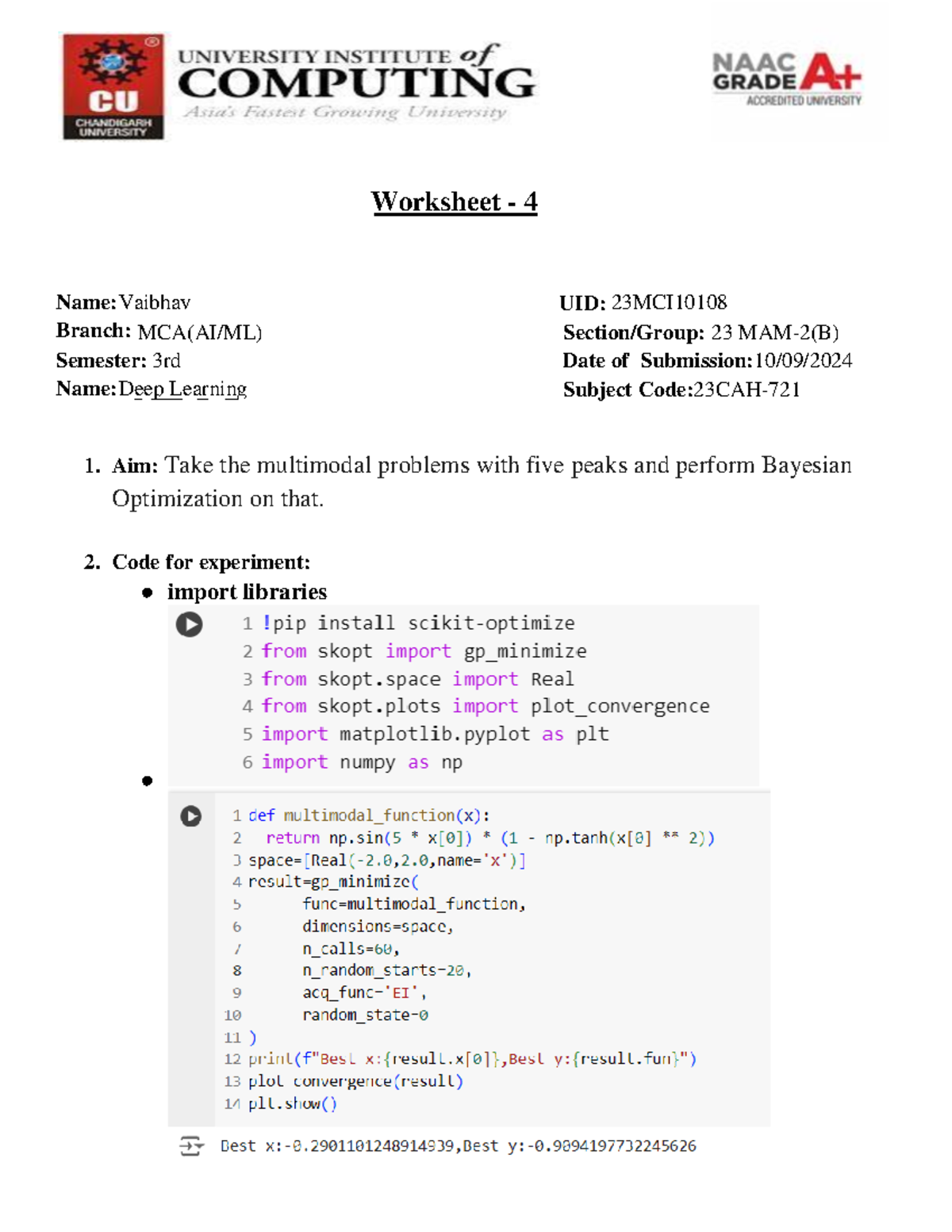 DL-4 - Deep learning exp 4 - Machine learning - UID: MCA(AI/ML) Section/Group: 23 MAM-2(B ...